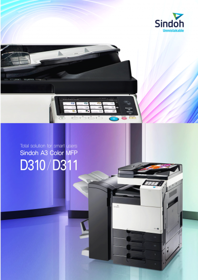 Sindoh D310 Colour Laser MFP - HD Printers INDIA